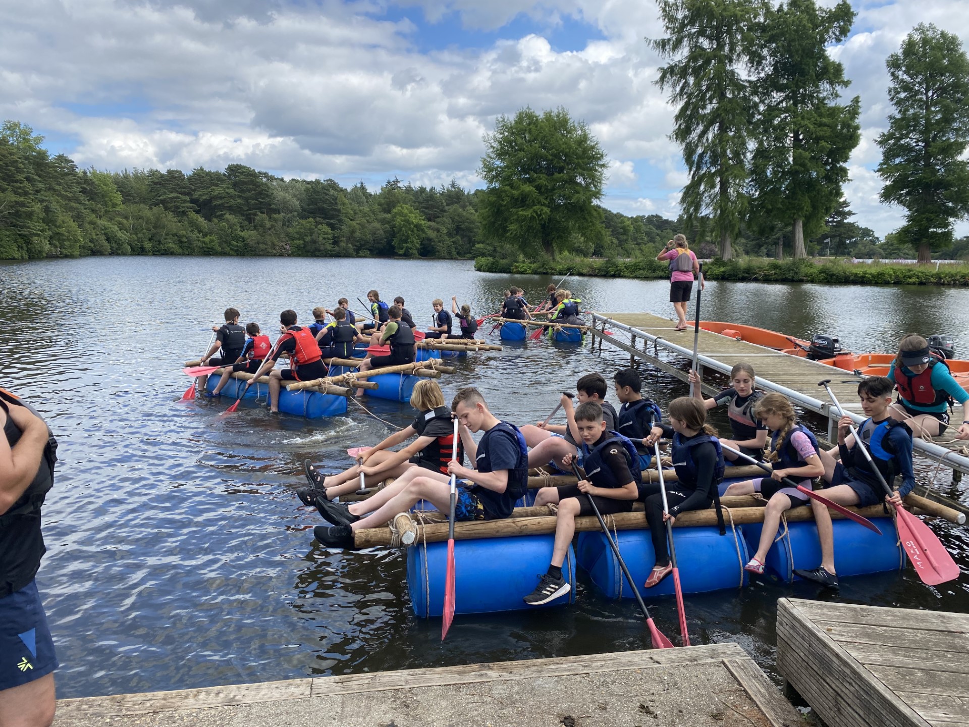 Scout District Raft Race – Bramshill Scout District